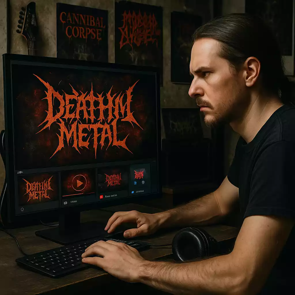 AI Death Metal Logo Generator | Create Brutal Band Logos